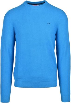 Sun 68 Homme, Pulls, Bleu, Taille: S Pullover Girocollo