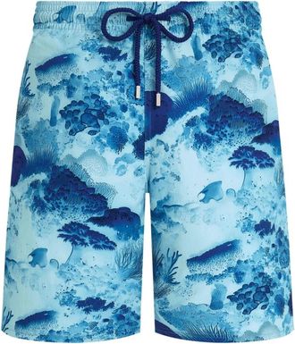 Vilebrequin Homme, Maillots de bain, Bleu, Taille: 2XL Okorise Long Stretch Swim Shorts