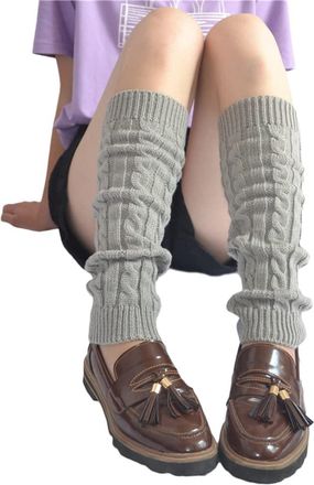 ORANDESIGNE Damen M&auml;dchen Beinw&auml;rmer Stulpen Legwarmers Grobstrick Stulpen Flauschig 40 cm 80er Stulpen Lange Gestrickt Beinw&auml;rmer Winter Beinstulpen Strumpf f&uuml;r 