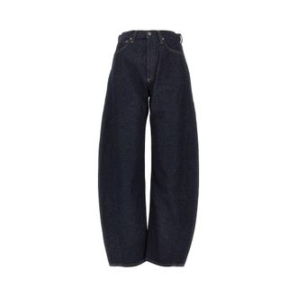 A Gold E Luna Pieced high-rise jeans Woman 24