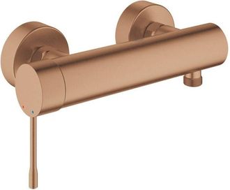 GROHE Brause-Einhebelmischer Essence warm sunset geb&uuml;rstet, Wandmontage - Grohe