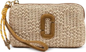 Marc Jacobs Femme, Sacs, Beige, Taille: ONE Size Snapshot Woven Wristlet Bag