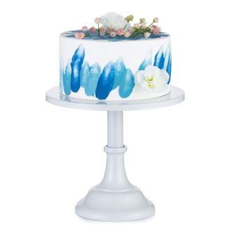 Nuptio 25cm Kuchenst&auml;nder Runde Cupcake St&auml;nder Kuchenst&auml;nder aus Metall f&uuml;r Desserts, Metall Kuchenst&auml;nder, Snack Tablett, Backzubeh&ouml;r f&uuml;r Partys