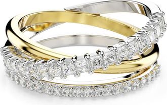 Swarovski Hyperbola Ring, Gemischte Metalloberflächen, 50