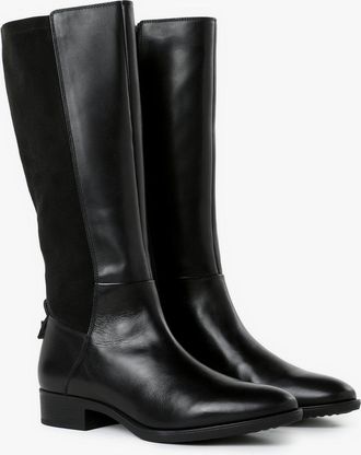 Geox Bottes Felicity vernies en cuir m&eacute;lang&eacute;