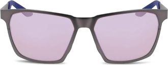 Nike lunettes de soleil à monture carrée - Gris