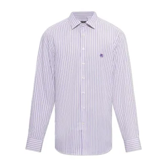 Etro Homme, Chemises, Violet, Taille: 2XL Chemise &agrave; rayures