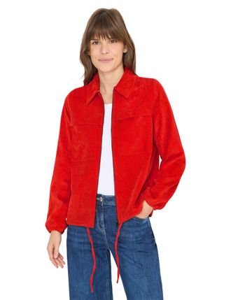 Cecil Cordjacke mit Tunnelzug pumkin orange XXL