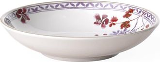 Villeroy & Boch Artesano Provencal Lavendel Pastaschale, Schale für Nudelgerichte in stilvollem Lavendel, Premium Porzellan, Weiß/Bunt, 23,5 cm