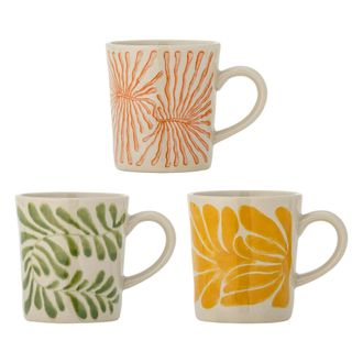 Bloomingville Tasses Fauni en grès - Set de 3 Bloomingville