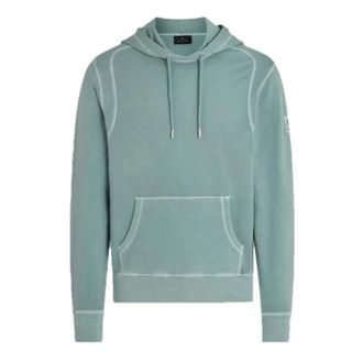 Belstaff Gauge Hoodie Leichter Fleece Stahlgr&uuml;n - - Sweatshirts & Hoodies - Herren - Gr&uuml;n - M
