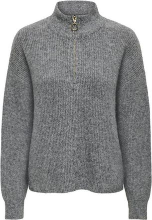 Only Strickpullover ONLTOKYO SOLID L/S ZIP PULLOVER KNT NOOS