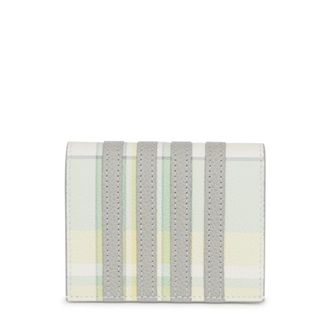 Thom Browne Kariertes Bi-Fold Portemonnaie - - Accessories - Herren - Beige - ONE SIZE