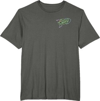 Disney Toy Story 4 Neon Pizza Planet Breast Print T-Shirt