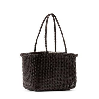 Dragon Diffusion Sac panier B Weave Small en cuir tress&eacute;