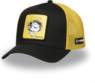 Capslab Casquette Homme & Femme Gaston Lagaffe, Casquette Trucker Ajustable par Snapback TU