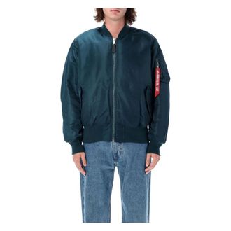 Alpha Industries Herren, Jacken, Blau, SGröße