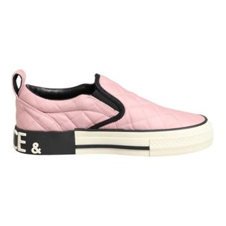 Dolce & Gabbana Slip-On Sneakers mit niedrigem Schaft - - Shoes - Damen - Rosa - 37 1/2 EU