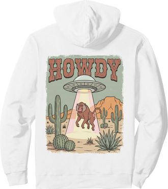 Image UFO Howdy Desert Baboon Pullover Hoodie