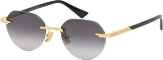 Bottega Veneta Lunettes de soleil - Homme - Accessoires - Jaune - Taille: 51 MM
