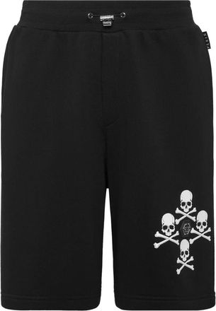 Philipp Plein Homme, Shorts, Noir, Taille: XL Jogging Shorts Skull&Bones
