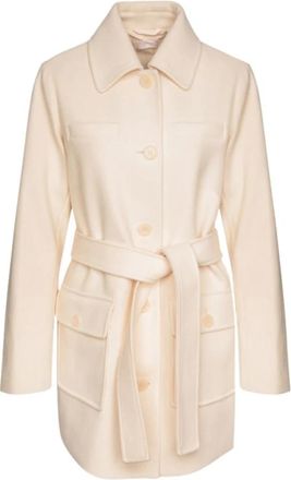 Liu Jo Femme, Manteaux, Beige, Taille: 40 FR Panno Double Coat