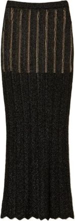 Twinset Femme, Jupes, Noir, Taille: 38 FR Maxi Skirt