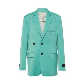 Maison Margiela American Split Blazer - - Jackets - Damen - Gr&uuml;n - S