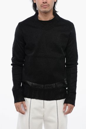 Jil Sander Rundhalspullover Aus Doppelstoff Jil Sander
