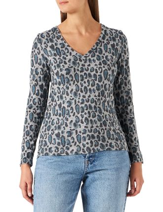 Nafnaf NAF Damen Ofauna T-Shirt, China Grey, Small