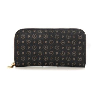 Pollini Femme, Accessoires, Noir, Taille: ONE Size Portefeuille &agrave; Fermeture &Eacute;clair avec Compartiments pour Cartes