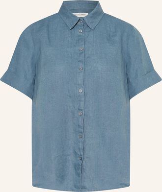 Marc O'Polo Marc Opolo Hemdbluse Aus Leinen blau