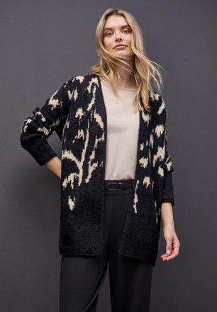 Street One Cardigan mit Jacquardmuster