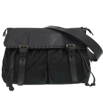 Prada Pre-owned Cuir sacs-prada - Femme - Pre-owned - Noir - Taille: ONE Size
