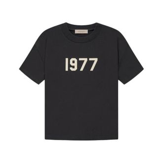 Fear of God Iconic Logo Dark Oatmeal T-Shirt - - Tops - Herren - Schwarzk - S
