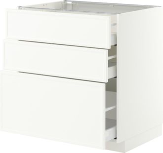 IKEA METOD / MAXIMERA Unterschrank mit 3 Schubladen