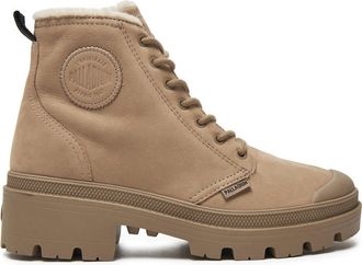 Palladium Schnürstiefeletten Palladium Pallabase Nbk Zip Wl 98867-211-M Grau