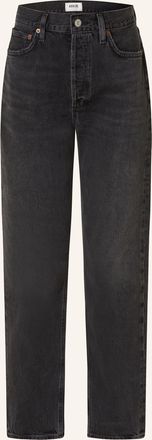 A Gold E Agolde Straight Jeans 90s Pinch Waist schwarz