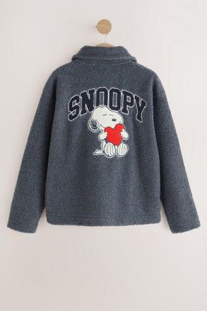 Next Fleecejacke Borg-Fleece mit halben Rei&szlig;verschluss (1-St)