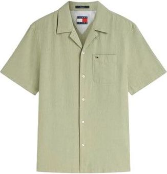 Tommy Hilfiger Polo &agrave; manches courtes en lin et coton