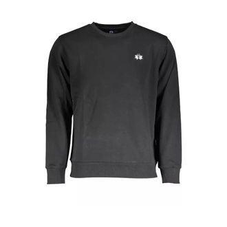 La Martina Schwarzer Baumwollpullover fr Mnner - - Sweatshirts & Hoodies - Herren - Schwarzk - 2XL