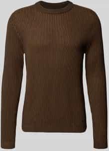 Jack & Jones Slim Fit Strickpullover aus Baumwoll-Mix Modell DOVER