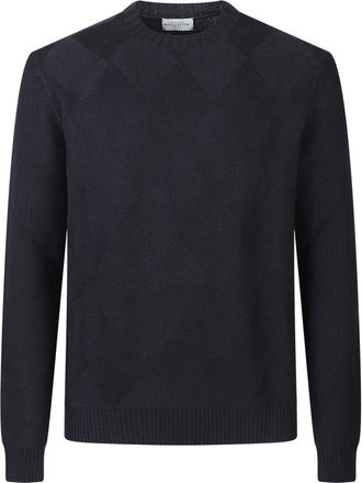 Ballantyne Homme, Pulls, Bleu, Taille: 2XL Pull ras du cou