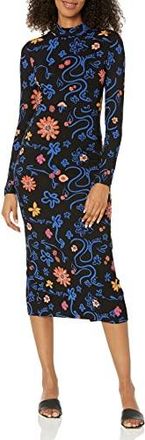 Desigual Vest_Violet 5036 Robe, Bleu, X-Small Femme