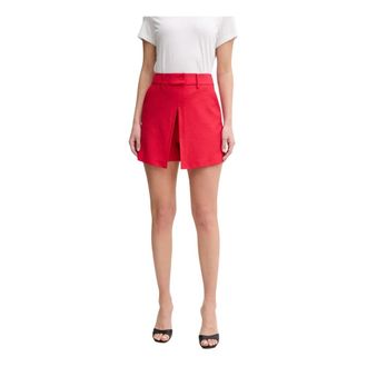 Simona Corsellini Leinenmischung Shorts - - Shorts - Damen - Rot - S