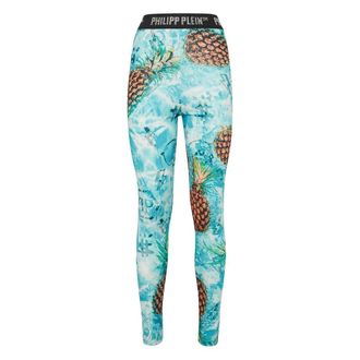 Philipp Plein Jogging Leggings Stones Pineapple Skies - - Trousers - Damen - Mehrfarbig - S