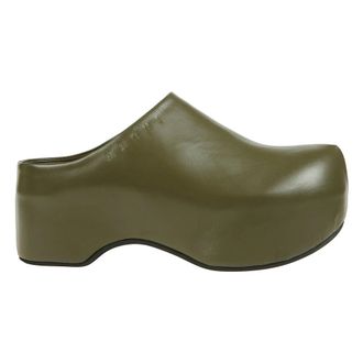 Marni Femme, Chaussures, Vert, Taille: 38 EU Sabot chunky avec semelle en bois