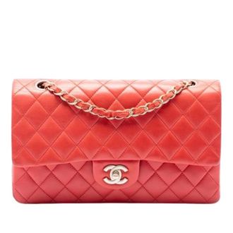Chanel Pre-owned Vintage Double Flap Shoulder Bag - - Pre-owned - Damen - Orange - ONE SIZE