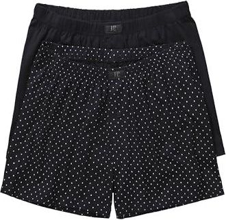 JP1880 Lot de 2 Boxers pour Homme sous-vêtement, Noir, XXXXXXL