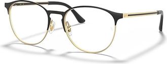 Ray-Ban Rb6375 Optics Gold Fassung Klar Glas Polarisiert 51-18